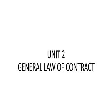 Contract law | PPT