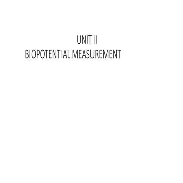 BIOPOTENTIAL MEASUREMENT-ECG, EEG, EMG, PCG | PPTX