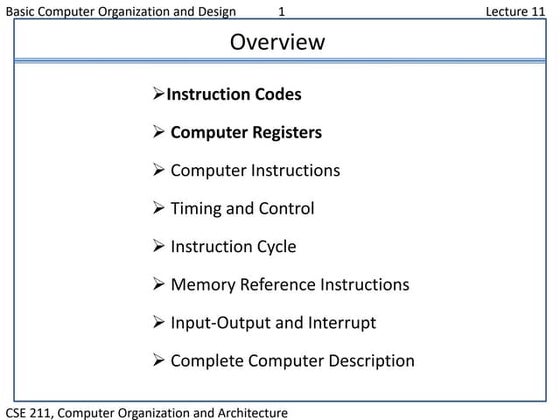 Computer Organization and Architecture. | PPT