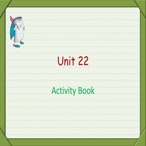 Unit 22 AB | PPT
