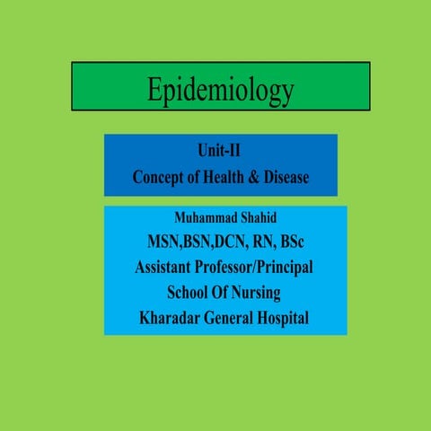 Unit-II-Concept of Health & Disease.pptx