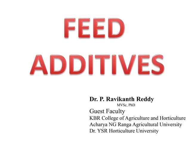 Poultry Feed formulation | PPT