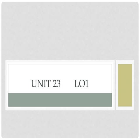Unit 23 lo1 | PPTX