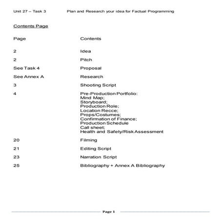 Unit 27 - Task 3 | DOCX