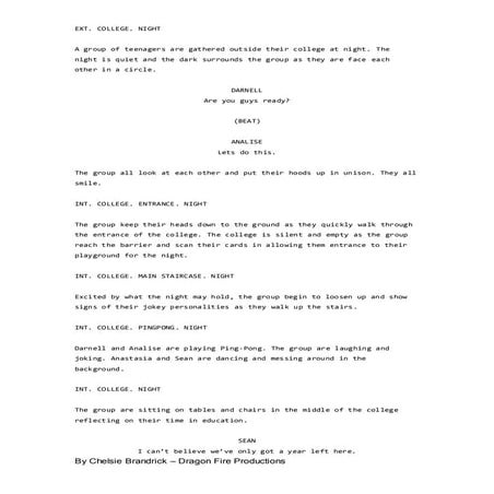 Unit 28 Trailer Script | DOCX