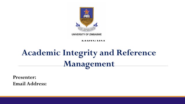ACADEMIC INTEGRITY | PDF | Resume Writing and Advice | Job Search