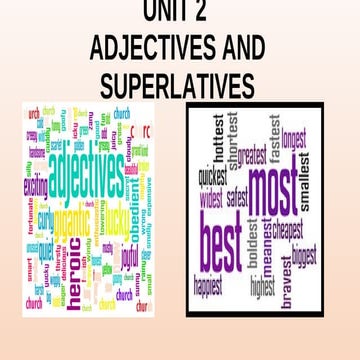 TT6º Unit 2 Superlatives | PPT