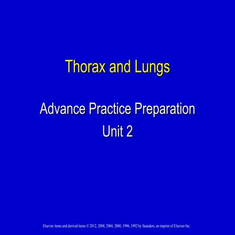 Surface marking thorax | PPTX