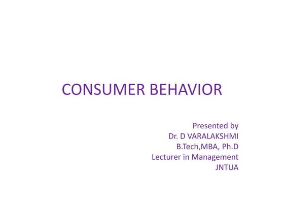 Color in Consumer Behavior: Empirical Evidence | PPT