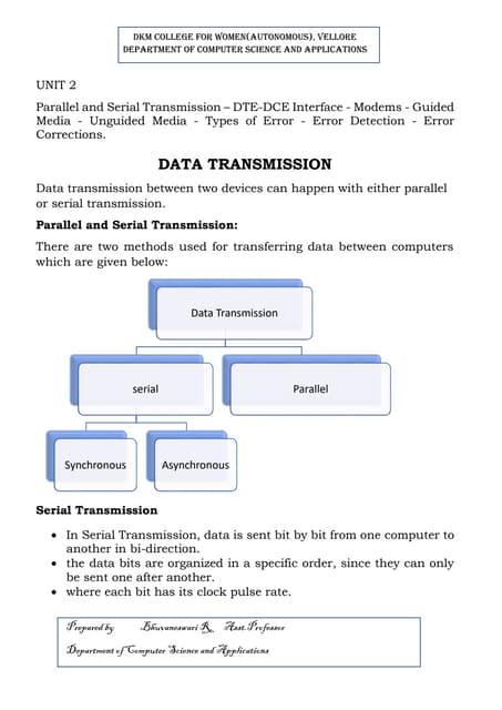Explain in detail the DTE-DCE TransmissionSolutionData commun.pdf