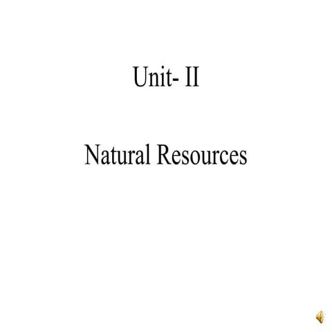 UNIT 2 EVS A.( Mechanical Engineering)pptx | PPTX