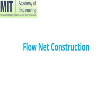 Geotechnical Engineering-I [Lec #27: Flow Nets] | PPSX