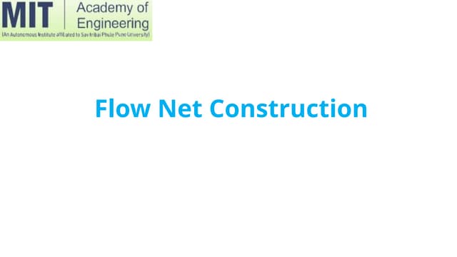 Geotechnical Engineering-I [Lec #27A: Flow Calculation From Flow Nets ...