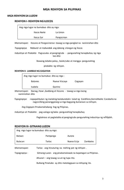 Rehiyon III: Gitnang Luzon | PDF