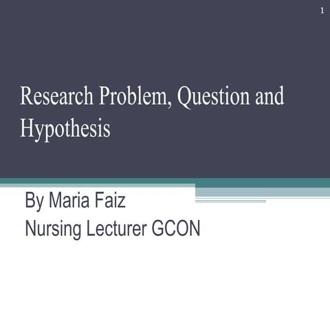 Unit 2 Lec. 3 Research problem, question..ppt