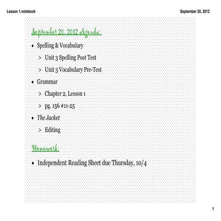 Unit 2, Lesson 1 | PPT