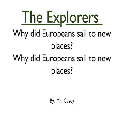 Unit2 Lesson1-Explorers | PPT