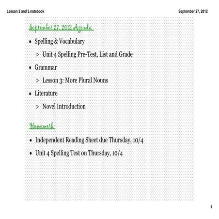 Unit 2, Lesson 3 | PDF