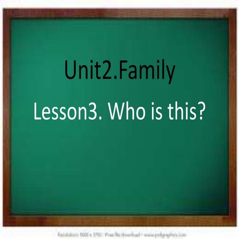 Unit2 lesson3 | PPT