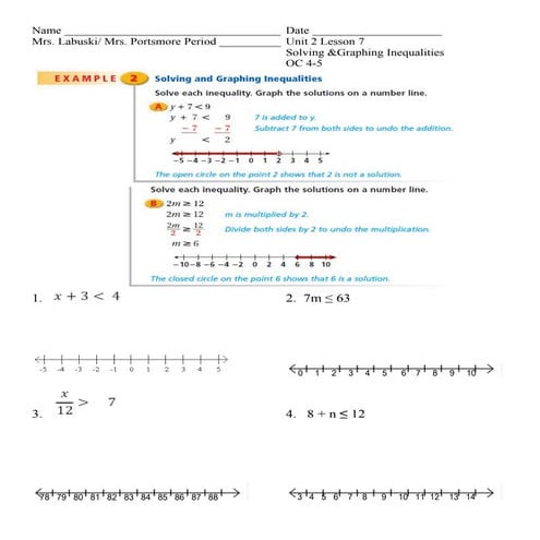 Unit 2 lesson 6 graphing inequailities | DOC