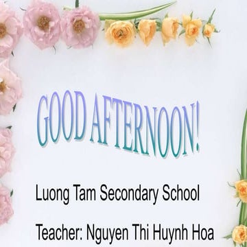 Unit 2 making arrangements | PPTX