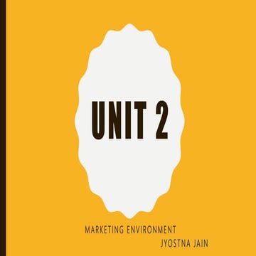Unit 2 marketing management | PPTX