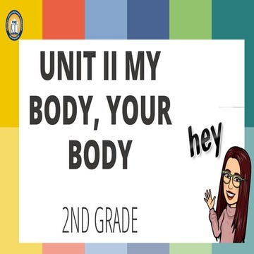 UNIT 2 MY BODY, YOUR BODY 2nd grade.pptx