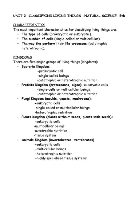 Unit 3 natural science 5th | PDF | Gardening | Home & Garden