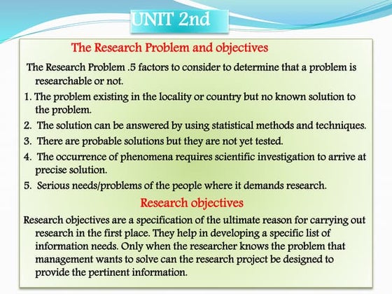 CRITERIA TO SELECT A GOOD RESEARCH PROBLEM | PPT