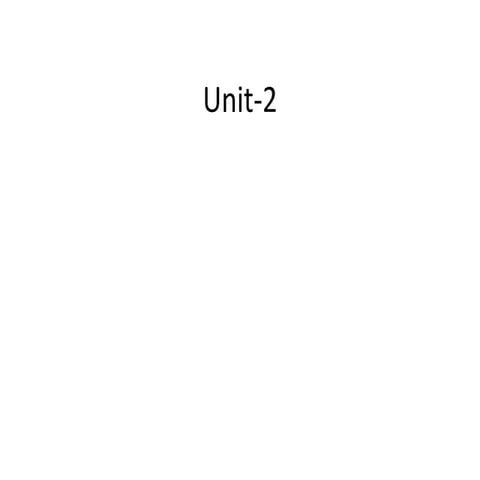Unit 2 part ii | PDF