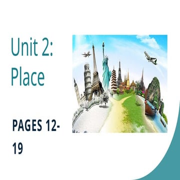 Unit 2 Place.pptxGFGFGFGFGFGFGFGFGFGFGFGFG | PPT