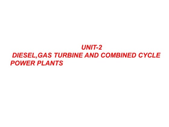 Gas turbine cycle (open and closed gas turbine cycle) | PPTX