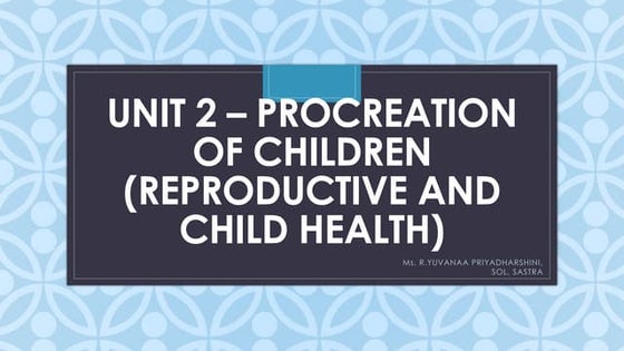 Reproductive and child health program | PPTX | Reproductive Health ...