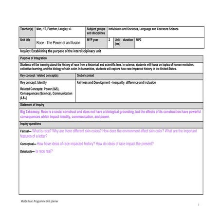 Race: The Power of An Illusion | PDF