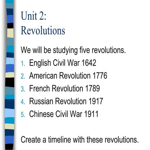 Unit 2 Revolutions | PPT