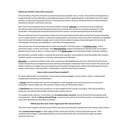 Unit 2 lesson 1 science fusion workesheets | PDF