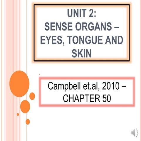 UNIT 2 SENSE ORGANS TONGUE.ppsx