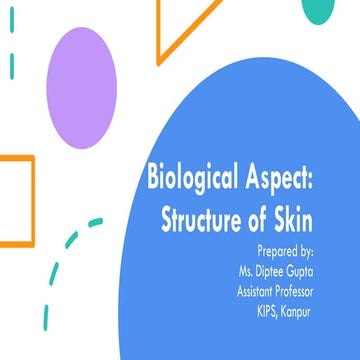 Structure of skin and skin appendages in detail | PPT