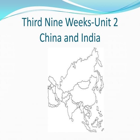 Unit 2 study_game__china-india | PPTX | Economy | Business and Finance