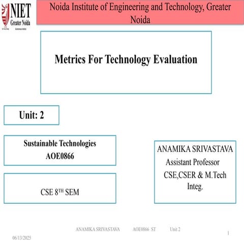 Unit2_sustainabletech related to daily use | PPTX