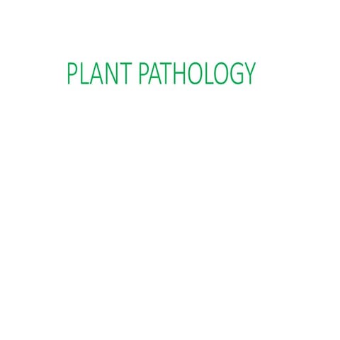 Symptoms of plant disease (symptomology) | PPTX