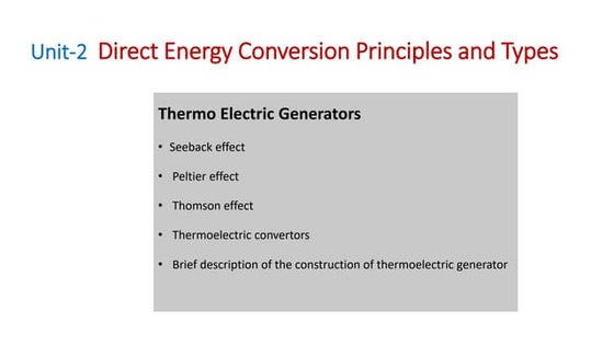 THERMOELECTRIC GENERATOR FULE CELL Energy.pptx