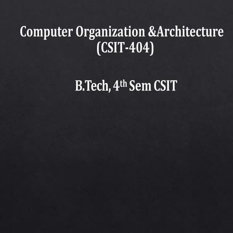 Computer Architecture Refers To Those Attributes Of A System That Have A Direct Impact On The 