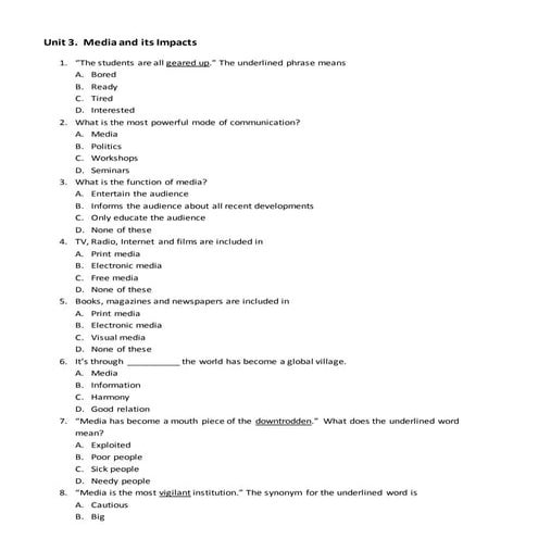 The Road Study Guide