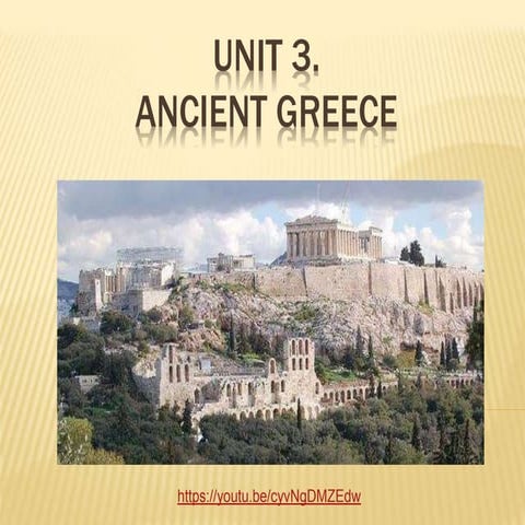 Unit 3. greek civilisation | PPTX