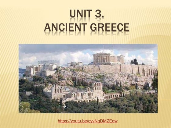 Unit 3. Greek civilisation | PPT