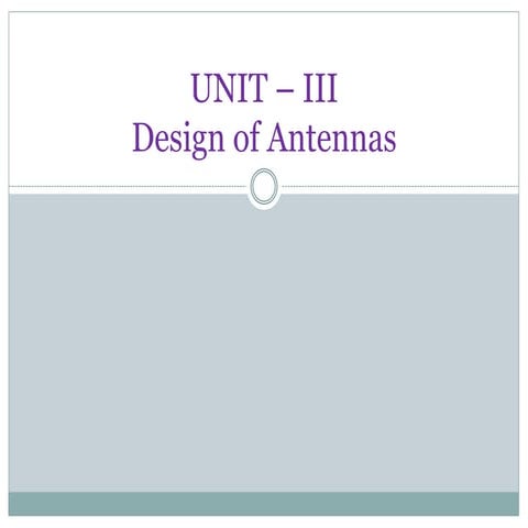 Antenna wave propagation presentation ppt | PPT