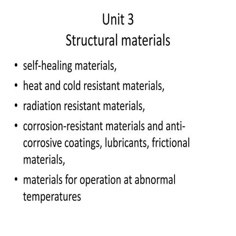 structrual materials | PPT