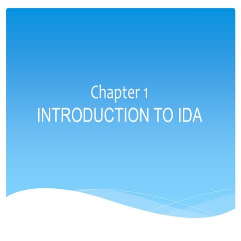 UNIT 3.1 INTRODUCTON TO IDA.ppt