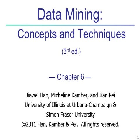Unit 32 Mining Frquent Patterns Part1ppt Databases Computer Software And Applications